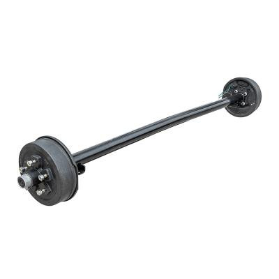 Trailer Parts in 3500 lb 5 lug Electric Brake Trailer Axle Assembly