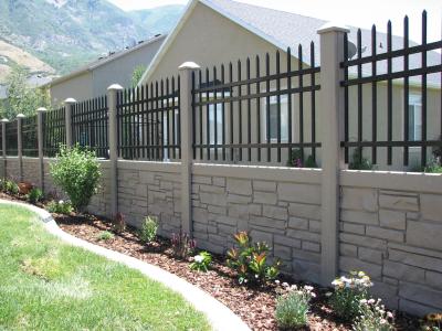 Glavanized Iron 4ft Black Aluminum Decorative Fencing Garden Spear And Gate