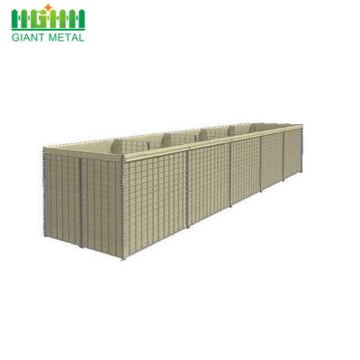 Galvanized Welded Mesh Fence Hesco Wall System 4mm Diameter 1530mm Height