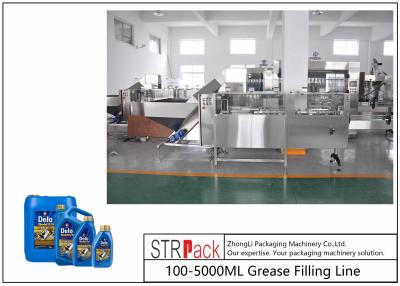 중국 고효율 병 충전 라인 500ML - 5L 윤활유 충전 라인 판매용