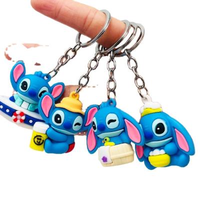 China Custom 2D 3D PVC Keychains Soft Rubber Cartoon Anime UV Printing Digital Mockup with Your Logo Low MOQ Factory Direct Supply for sale