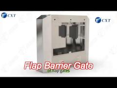 YW120 Dauerhaftes Flap Barrier Gate mit QR Code Gesichtserkennung Bürstenloser Motor