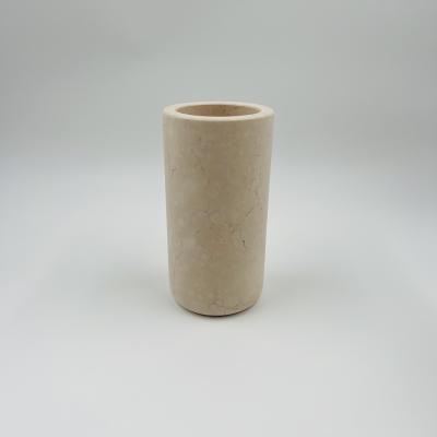 중국 4PCS 럭셔리 자연 대리석 욕실 액세서리 세트 둥근 금색 로션 펌프 텀블러 판매용