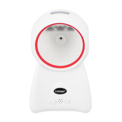 중국 CMOS 데스크탑 바코드 스캐너 화이트 방향성 스캐너 USB 인터페이스 스캐너 판매용