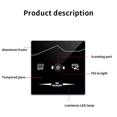 China TCP IP RJ45 Network QR Code Scanner HTTP MQTT Modbus RFID QR Code System NFC 13.56Mhz IC QR Code Reader Toegangscontrole Te koop