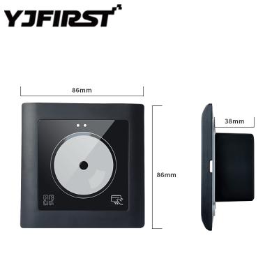 China RFID 125kHz QR-code kaartlezer met HD-camera Wiegand26 34 interface 2D QR-codelezer voor toegangscontrolesysteem Te koop