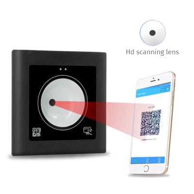 China RFID 125kHz QR-code kaartlezer met HD-camera Wiegand26 34 interface 2D QR-codelezer voor toegangscontrolesysteem Te koop