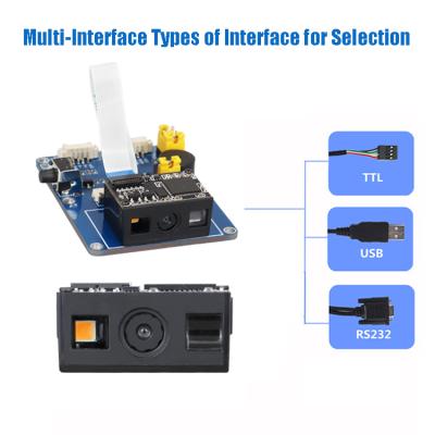 China YJFIRST 2D Embedded Mini Bar Qr Code Reader Scanning Engine Fixed Mount Barcode Scanner Module for sale