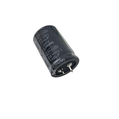 中国 容量性アルミニウム電気分解コンデンサー200V1500UF 30*45mmのすくいの大きい缶 販売のため