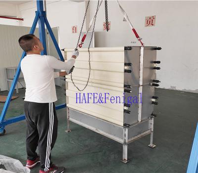 China Membranas de hoja plana sumergida Mbr 25m2 0.1-0.4um Tamaño del poro en venta