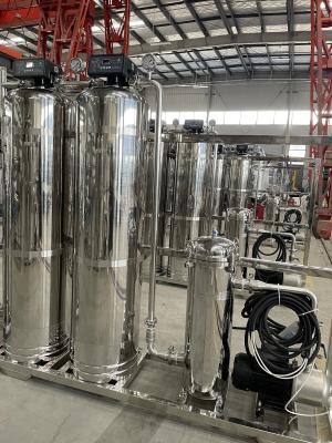 Cina 1.5TPH 235kg 2xSS304 Serbatoi impianto di osmosi inversa acqua per hotel in vendita