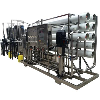 China Customizable 10T/H TWO STAGE RO Purified Water System For Water Filtration for sale