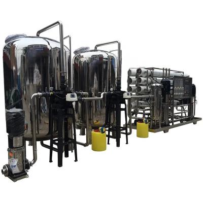 China Customizable 10T/H TWO STAGE RO Purified Water System For Water Filtration for sale