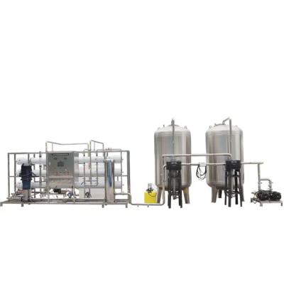 China Customizable 10T/H TWO STAGE RO Purified Water System For Water Filtration for sale