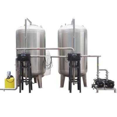 China Customizable 10T/H TWO STAGE RO Purified Water System For Water Filtration for sale