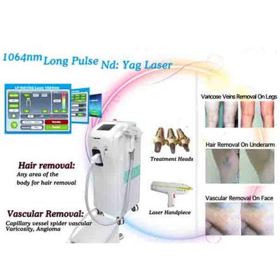 Cina il ragno lungo di depilazione del laser del ND Yag di impulso 1060nm venato il trattamento EVLT in vendita