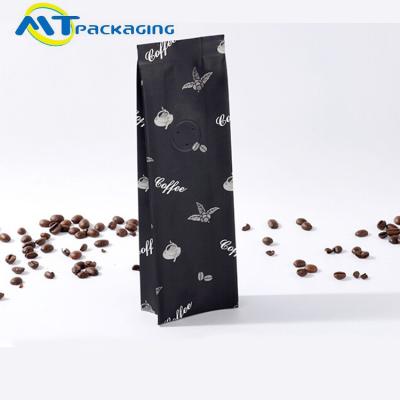 China Tamaño modificado para requisitos particulares bolsos de empaquetado del café lateral plástico del escudete de la hoja de Auminum a prueba de humedad en venta