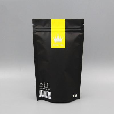 China Modificado para requisitos particulares levántese los bolsos de empaquetado del té real independiente que se puede volver a sellar de la bolsa en venta