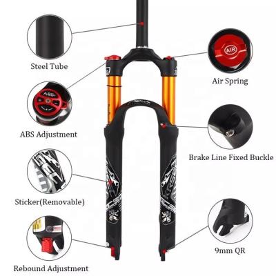 Κίνα Ανθρακικό υλικό MTB ποδήλατο Air Shock Forks για 26/27.5/29 ίντσες BMX ποδήλατα στο 2024 προς πώληση