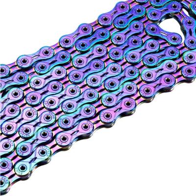 Chine Chaîne de vélo en acier inoxydable creux complet pour 2021 SUMC 9/10/11/12 Vélosité vélo arc-en-ciel à vendre