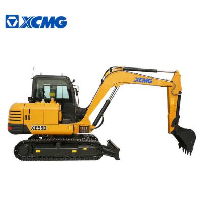 중국 XE55DA XCMG 수압 크롤러 발굴기 5톤 미니 농장 정원 디젤 발굴기 판매용