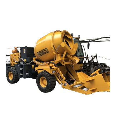 Chine Machinerie de construction pour le mélangeur de béton à chargement automatique mobile portable HY-160 à vendre