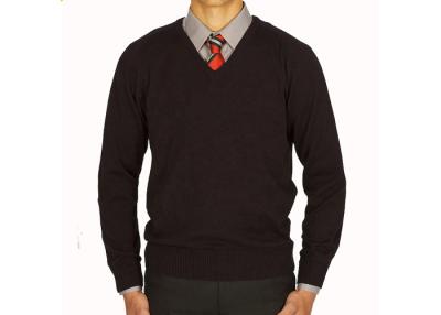 China Van de de Winterschool van de jonge geitjesmarine pasten de Eenvormige Sweaters Geribbelde Manchetten en Boord aan Te koop