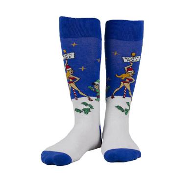 Cina Calzini accoglienti operati variopinti di Natale degli accessori caldi acrilici di inverno e del cotone in vendita