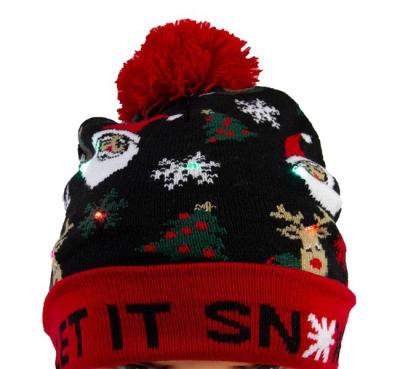 Cina L'acrilico dell'inverno ed il cappello caldo del Beanie di Natale della lana progettano per la promozione in vendita
