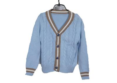 Cina I bambini blu del cavo di autunno dell'inverno dei bambini tricottano l'abbigliamento del cardigan del maglione per il ragazzo in vendita