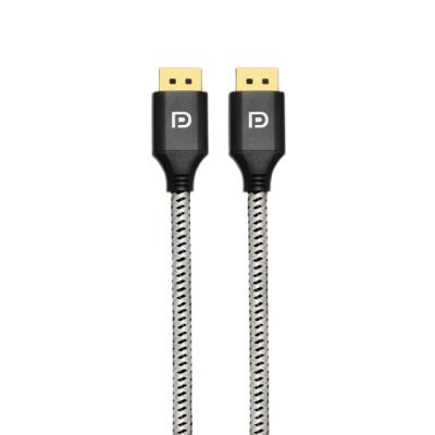Cina cavo 1,4 di 8K DisplayPort Maschio a cavo intrecciato di nylon maschio con 8K 60Hz 4K 240Hz in vendita