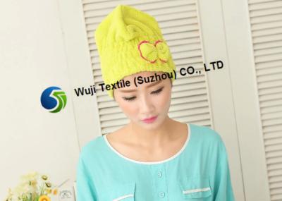 China Turbante ultra delicado do cabelo de Microfiber com o Bowknot fácil para vestir à venda