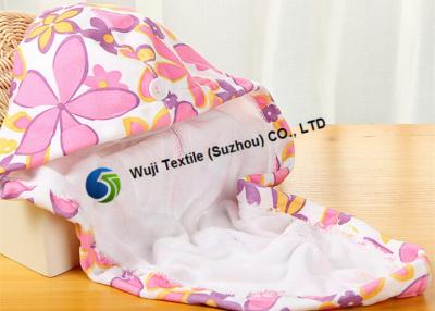 China Toalha macia super do cabelo de Terry Microfiber, turbante rápido modelado do cabelo seco à venda