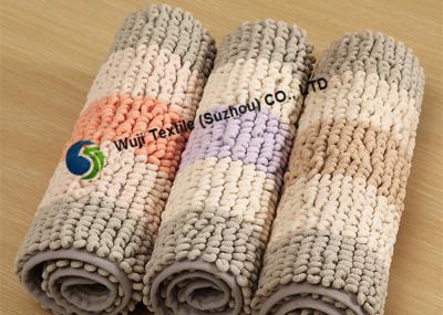 Cina tappeti a strisce della famiglia della ciniglia di Ultra-Terry con un blu rosso e Brown di 3 colori in vendita