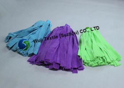 China Substituição da cabeça do espanador de Microfiber da corda da limpeza do Foodservice que gira o azul de Purle à venda