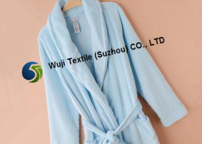 Cina Accappatoio azzurrato lavabile di Mashine Microfiber, abito del Microfiber degli uomini con le tasche laterali in vendita