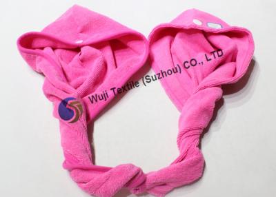 China Chapéu de secagem do cabelo de secagem absorvente alto do cal do turbante do cabelo de toalha de Microfiber à venda