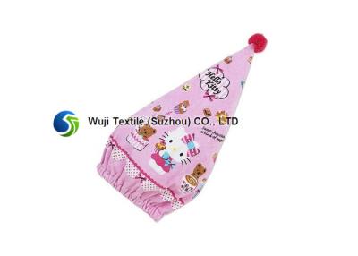 China turbante de secagem do cabelo Eco-amigável da cor sólida, toalha do envoltório do cabelo para Chileren à venda