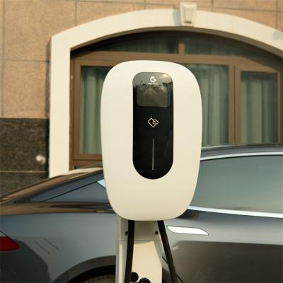 Cina Stazione di ricarica RFID monofase Punto di ricarica per veicoli elettrici da 7 kW nei parcheggi pubblici in vendita