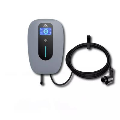 Cina Caricabatteria per auto elettrica impermeabile IP65 7kW con schermo LCD in vendita
