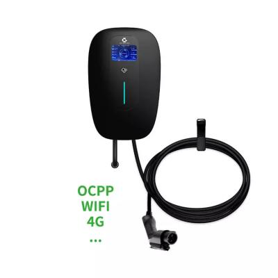 Cina Supporto da pavimento per caricabatterie da casa 5G tipo 2 EV da 11KW con display in vendita