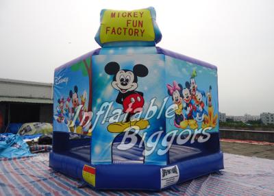 Cina Buttafuori gonfiabili commerciali Mickey Mouse di moonwalk del cortile per gli adulti in vendita