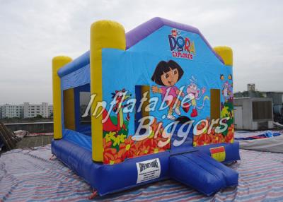 Cina PVC blu dei buttafuori gonfiabili commerciali di Dora di asilo, 100lbs - 600lbs in vendita