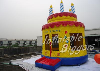Cina Affitto di salto del castello rimbalzante gonfiabile di buon compleanno, buttafuori gonfiabili senza piombo in vendita