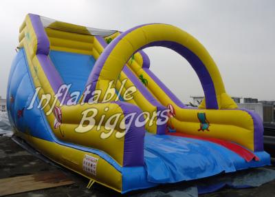 China Aluguel inflável da corrediça do jardim de infância mini, Inflatables exterior para crianças à venda