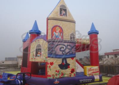 Cina Combinato gonfiabile dei bambini, la principessa Inflatable Bouncer With Slide in vendita