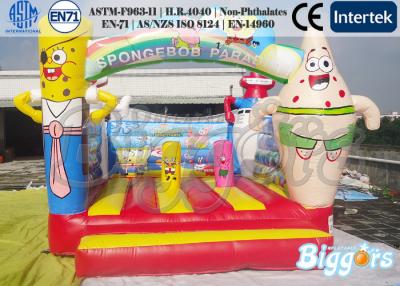 Cina Giochi gonfiabili dei bambini dei buttafuori di SpongeBob dell'impresa gonfiabile dell'interno gonfiabile commerciale di rimbalzo in vendita