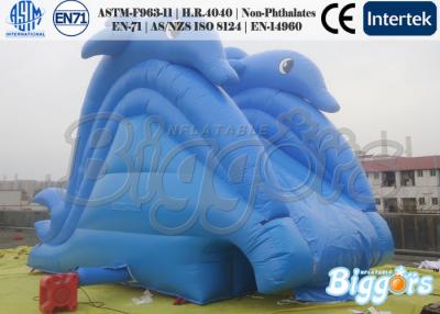 中国 子供の娯楽のための商業膨脹可能な浮遊イルカ水スライド水公園 販売のため