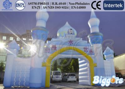 Cina Arco gonfiabile di pubblicità gonfiabile gigante dell'entrata per l'evento di Natale di inverno in vendita