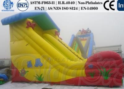 Cina Acquascivoli gonfiabili gialli per i bambini, aeratore potente dei giochi rimbalzante in vendita